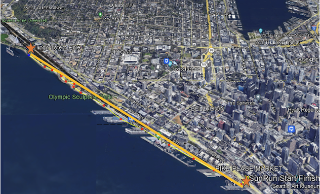 Preliminary Sun Run Map